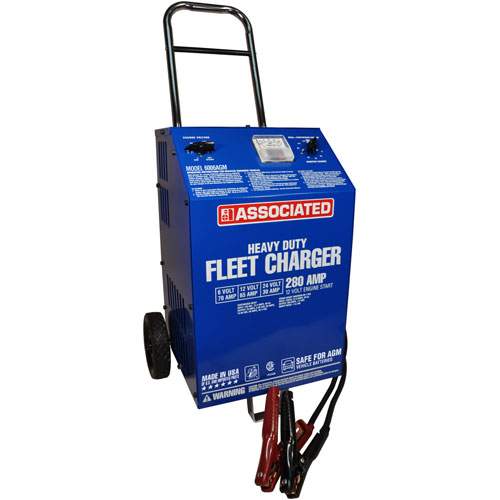 Associated 6006AGM Heavy Duty Fleet Battery Charger, 6/12/24 Volt, 70 ...