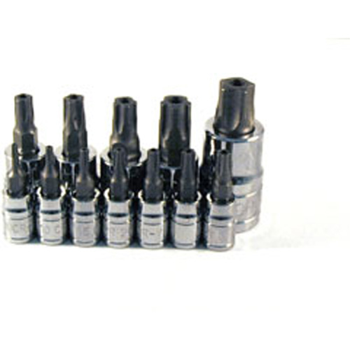 ATD 13778 12 Pc. 5-Lobe Tamper Resistant Star Plus Bit Socket Set ...