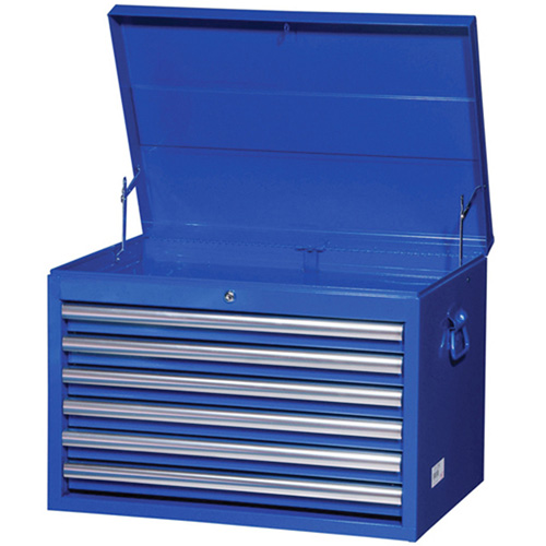 ATD 7076BU 6-Drawer Top Chest, Blue, 27 Inch | ToolDiscounter
