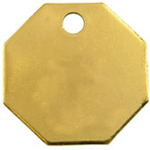 CH Hanson 41532-100 Brass Octagon Tag 100 pc | Tool Discounter