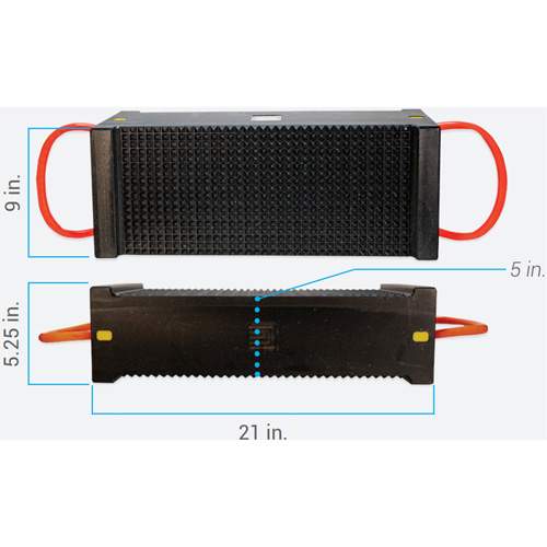ESCO 12520 Cribbing Interlocking Block, 100 Ton Capacity, 21"x 9"x 5.25 ...