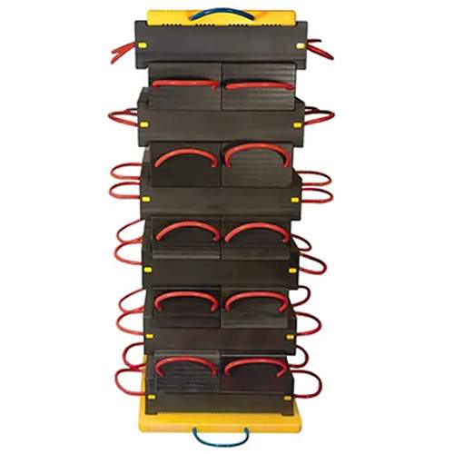 ESCO 12532 Cribbing Block System 100 Ton Capacity - 24 Blocks - 65" Max ...