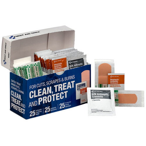 FIRST AID ONLY 90967 Clean, Treat & Protect Wound Care Kit | ToolDiscounter