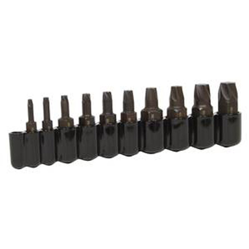 Lisle 61980 Stripped Screw Extractor Set, 10 Pc | ToolDiscounter