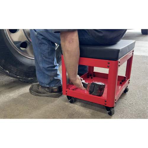 Lisle 92202 Red Jeepers Creeper Seat | ToolDiscounter