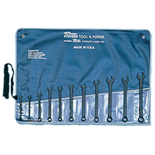 Martin Tools CB11KM 11Pc Combinationination Wrench Set - Metric, Black ...