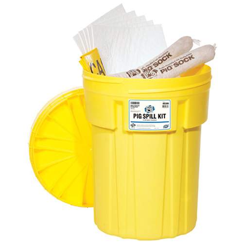 NEW PIG 46306 PIG® Water-Repellent Oil-Absorbent Spill Kit in a 30 ...