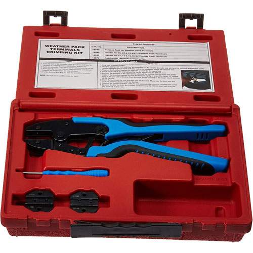 S & G Tool Aid 18850 Tool Aid® Weather Pack Terminals Crimping Kit ...