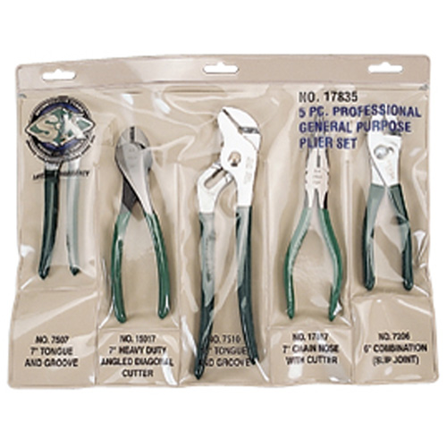 SK Tools 17835 5 Pc General Purpose Pliers Set | ToolDiscounter