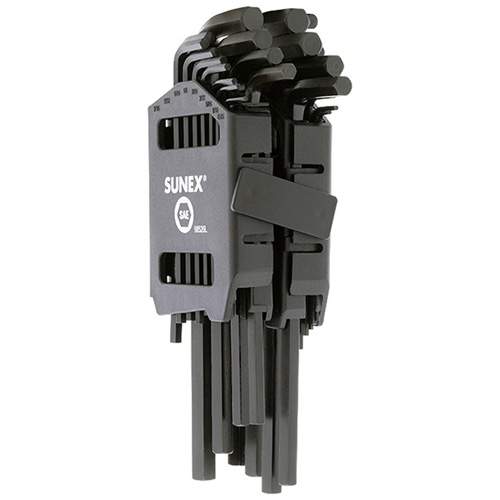 Sunex 98526L 26-Piece SAE & Metric Long Arm Hex Key Set | ToolDiscounter