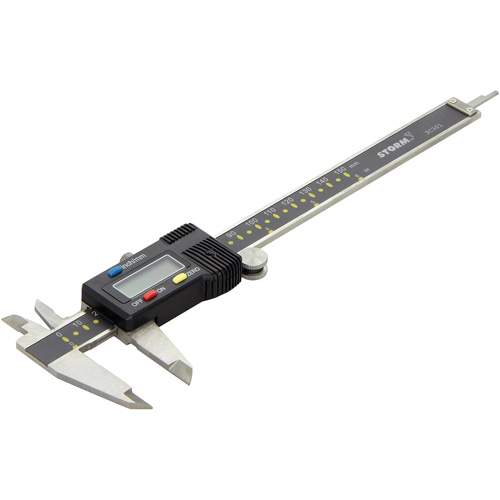 Storm 3C301 Electronic Digital Caliper, 0-6" (0-150 mm) Range ...
