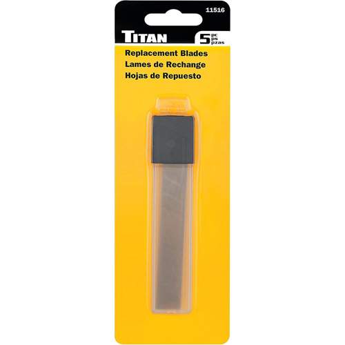 Titan 11516 5-Piece 4" Wall Scraper Replacement Blades | ToolDiscounter