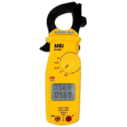 UEI DL569 400A Dual Display Clamp Meter with Test Lead Storage ...