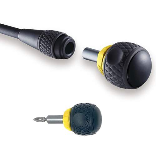 VESSEL TOOL 2200MBH120K01 Ball Grip Interchangeable Ratchet Screwdriver ...