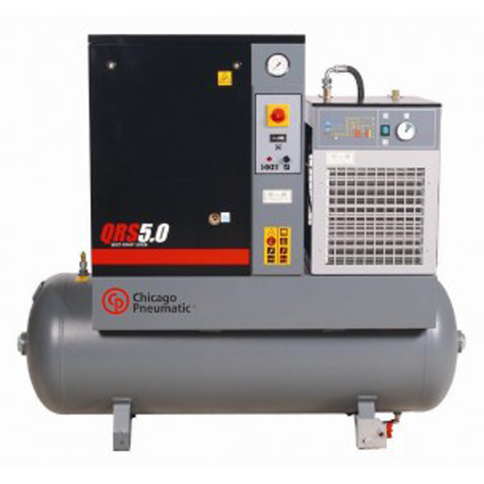 Chicago Pneumatic QRS5.0HPD-1 Rotary Screw Air Compressor with Dryer ...