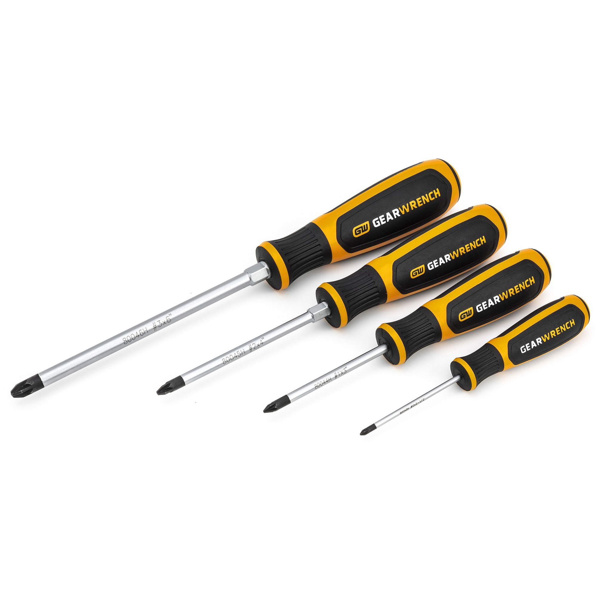 GearWrench 80061H 4 Pc Posidriv Dual Material Screwdriver Set ...