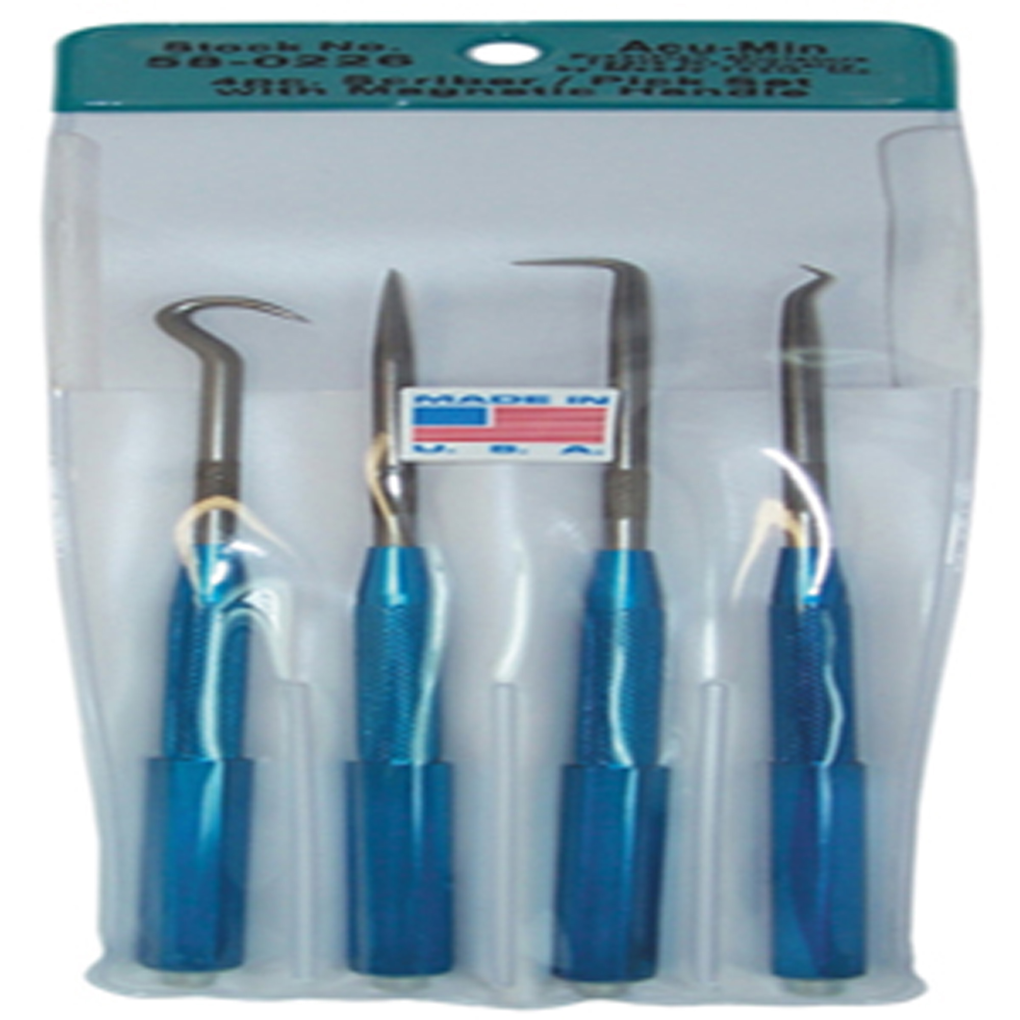 Moody Tools 58-0225 Set Of 4 Pick Style Scribers Standard Style ...