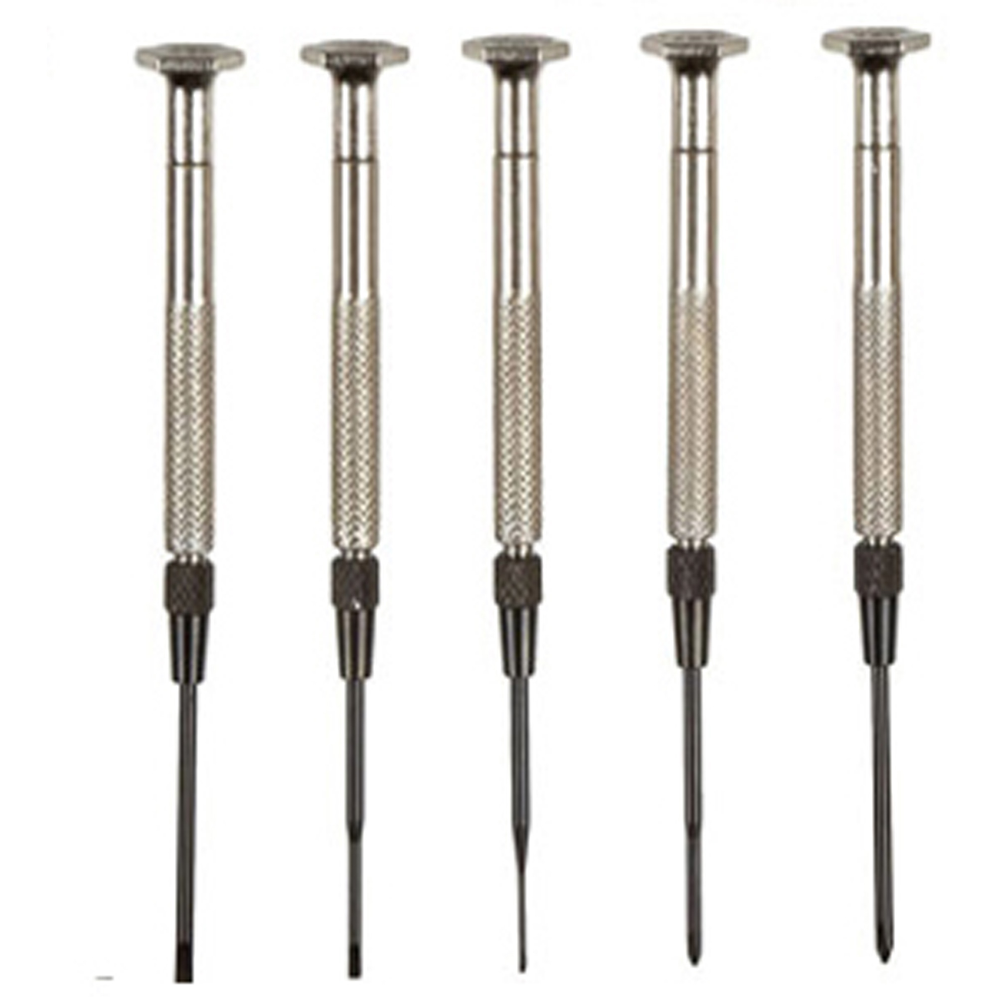 Moody Tools 73-0903 5 Slotted/Cross Point Drivers W/Steel Handles &Wood ...