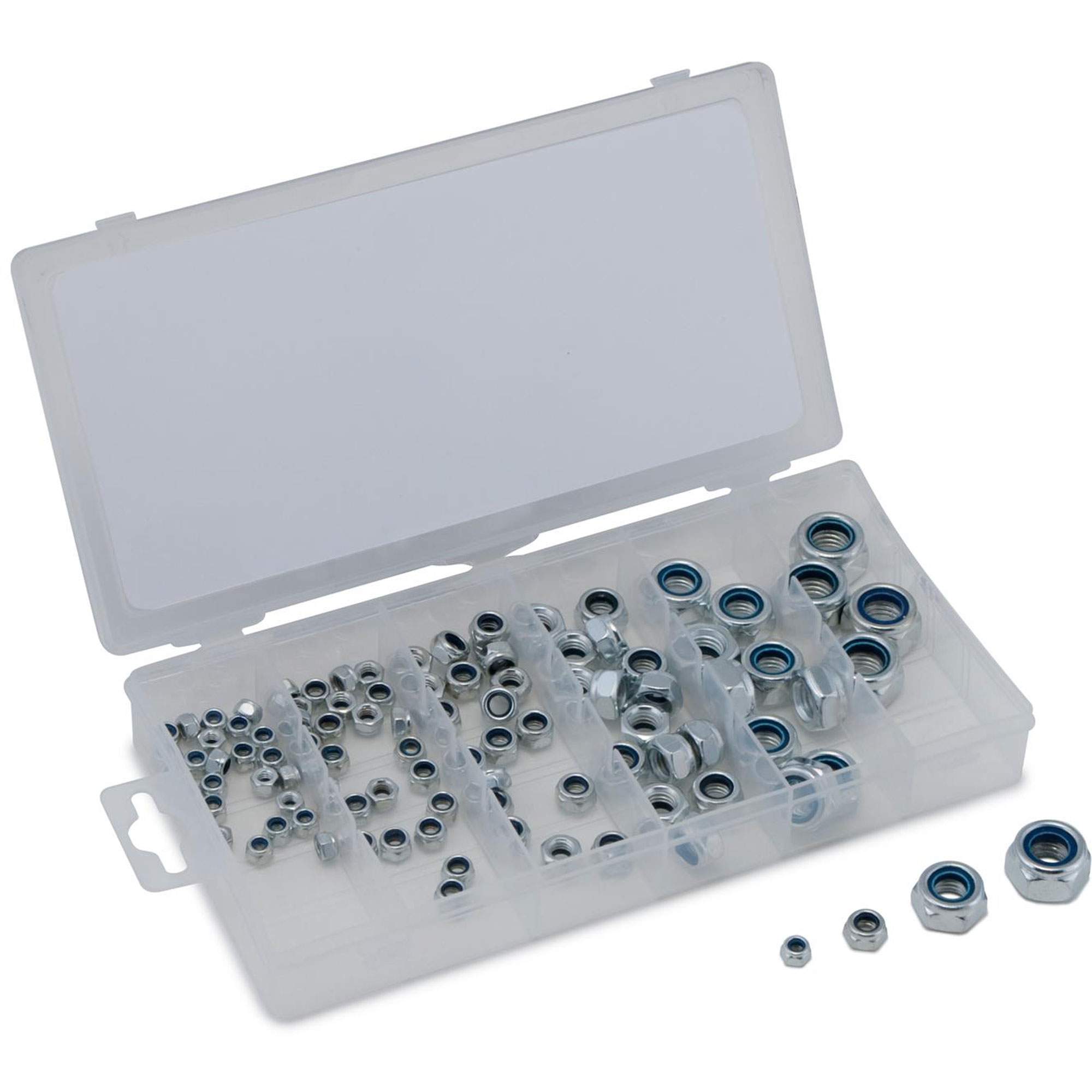Titan 45243 Titan® 100-Piece Metric Nylon Locknut Assortment ...